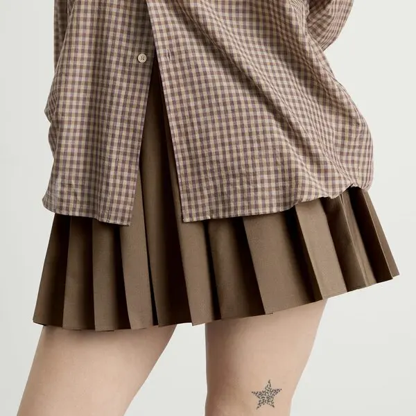 MAISON MARGIELA Pleated Mini Skirt