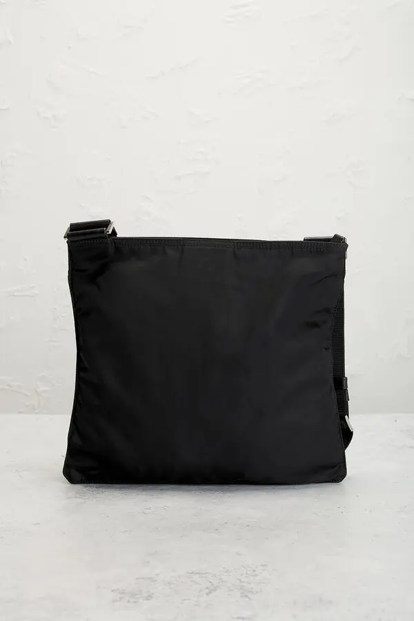 Prada Tessuto Flat Messenger Bag