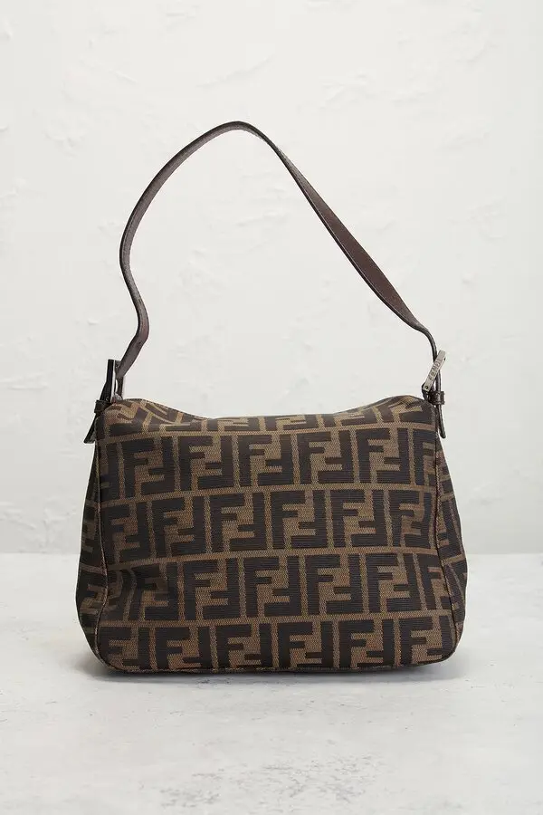 Fendi Zucca Mama Baguette Shoulder Bag