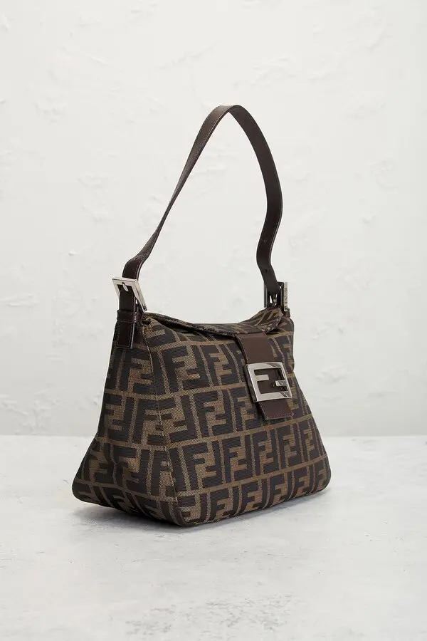 Fendi Zucca Mama Baguette Shoulder Bag