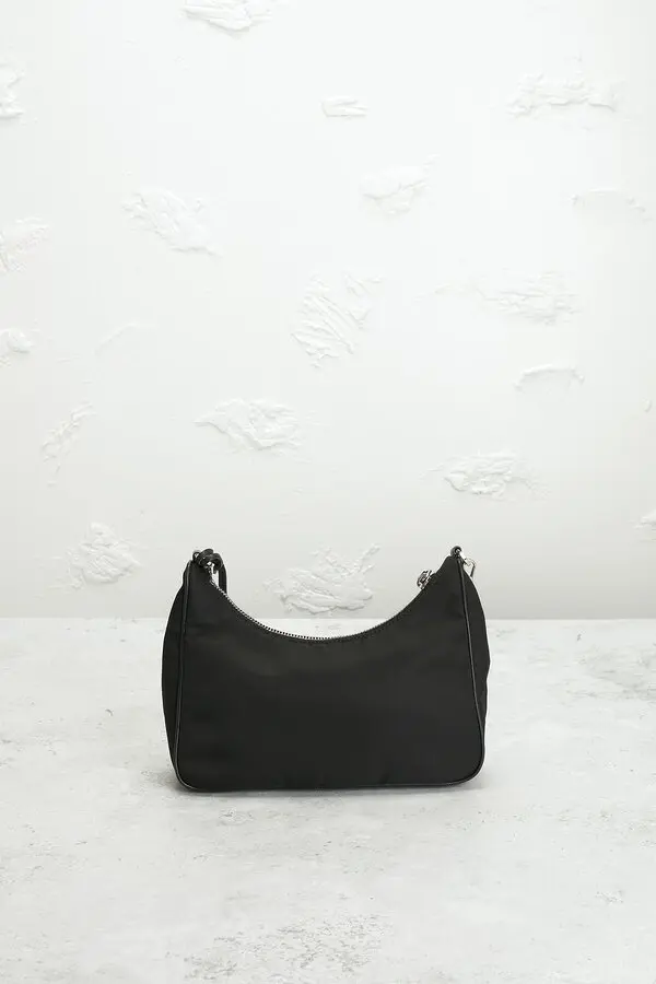 Prada Re-nylon Shoulder Bag - Black