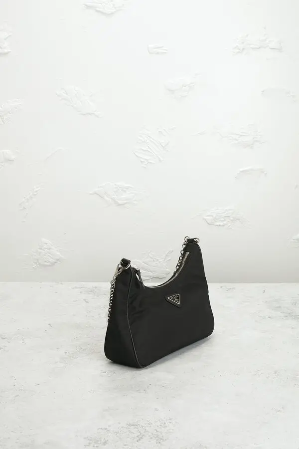 Prada Re-nylon Shoulder Bag - Black