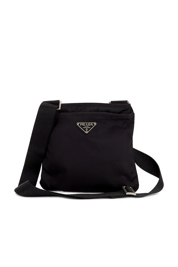 Prada Tessuto Flat Messenger Bag