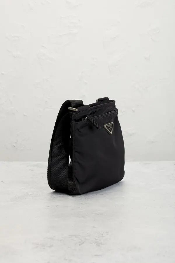 Prada Tessuto Flat Messenger Bag