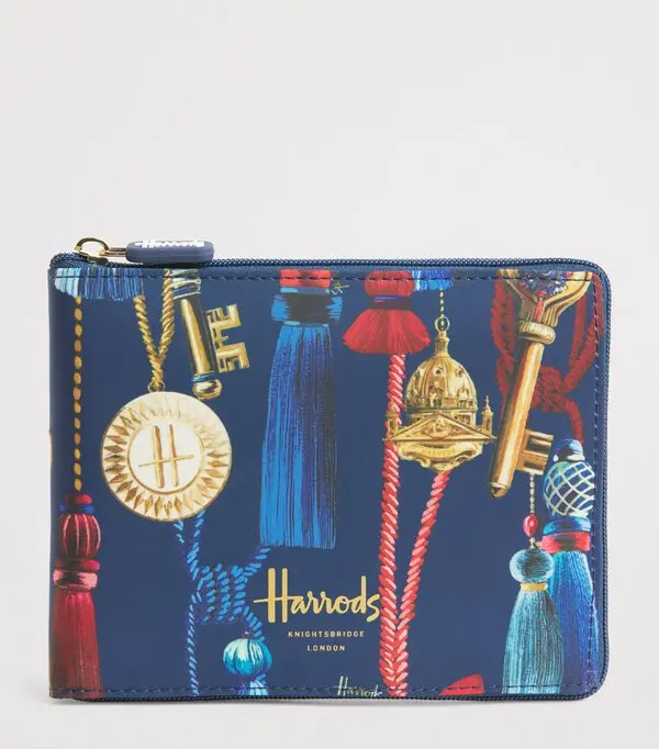 Harrods Tassels Pocket Shopper Bag
