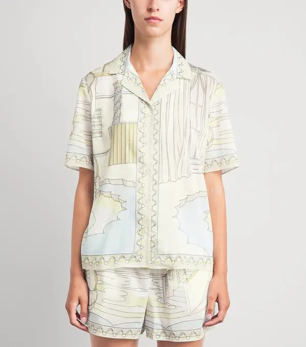 Tory Burch Cotton Printed Shirt