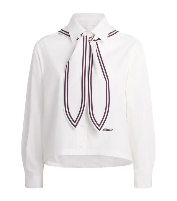 Claudie Pierlot Cotton Sailor Shirt - White