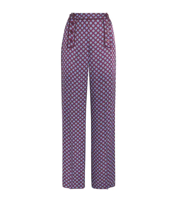 Claudie Pierlot Sailor Wide-leg Trousers - Red