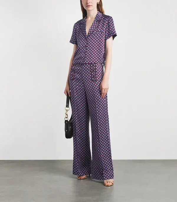 Claudie Pierlot Printed Satin Shirt