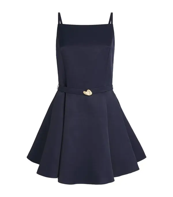 Maje Faille Embellished Mini Dress - Blue