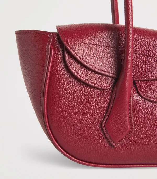 Polo Ralph Lauren Small Leather Shoulder Bag - Red