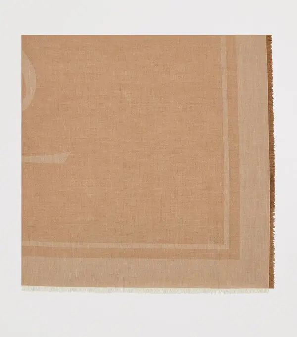 Saint Laurent Cashmere-silk Cassandre Scarf