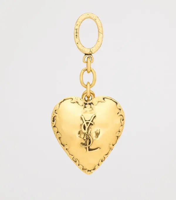 Saint Laurent Cassandre Heart Bag Charm