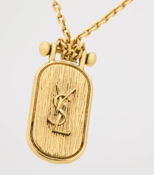 Saint Laurent Cassandre Tablet Necklace