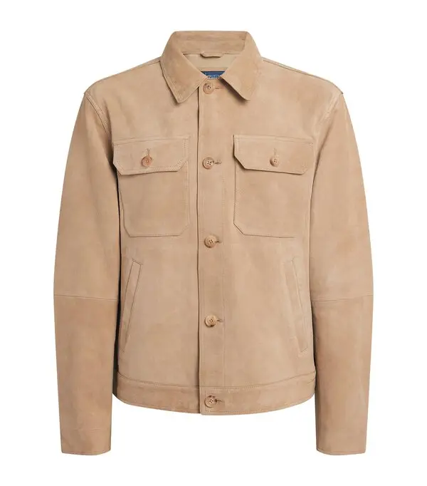 Polo Ralph Lauren Suede Trucker Jacket