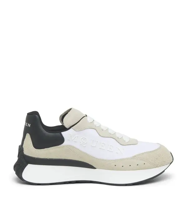 Alexander McQueen Sprint Runner Sneakers - Silver