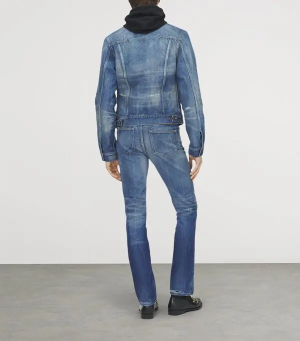 Alexander McQueen Distressed Slim Jeans