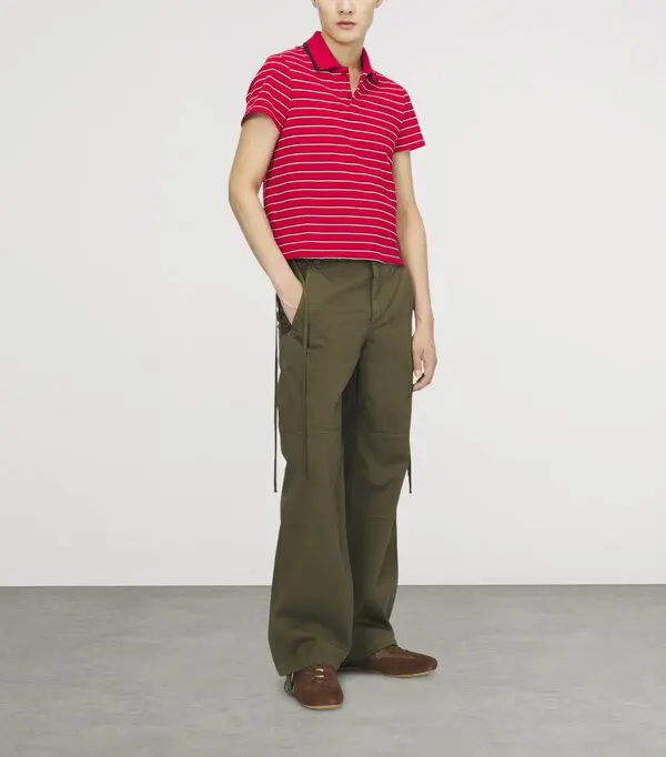 Alexander McQueen Stripe Polo Shirt
