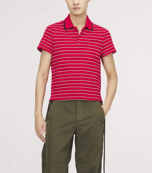 Alexander McQueen Stripe Polo Shirt