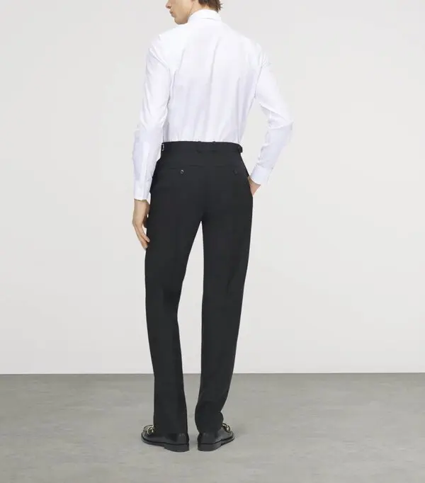 Alexander McQueen Wool-mohair Trousers