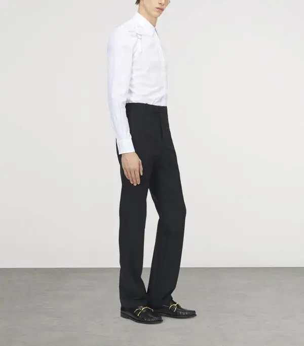 Alexander McQueen Wool-mohair Trousers