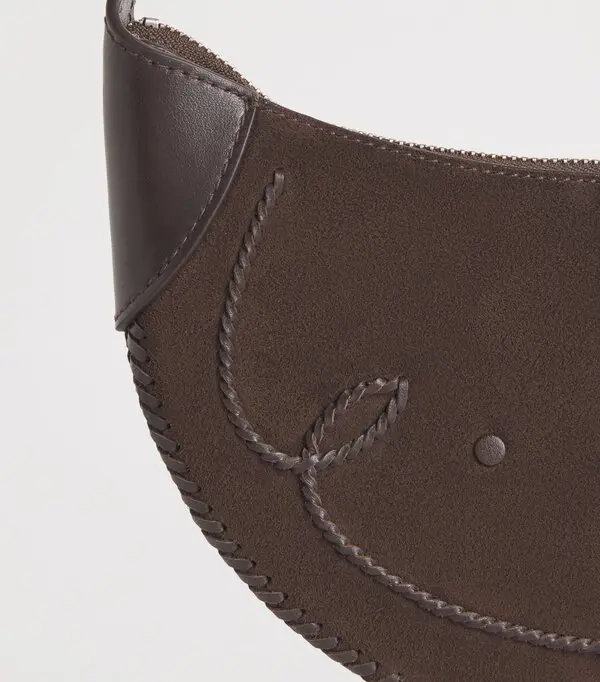 Polo Ralph Lauren Small Suede Shoulder Bag - Brown