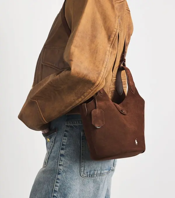 Polo Ralph Lauren Suede Cross-body Bag - Brown