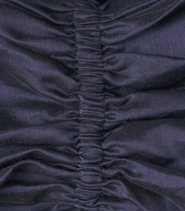 Polo Ralph Lauren Organza Blouse With Gathered Neckline