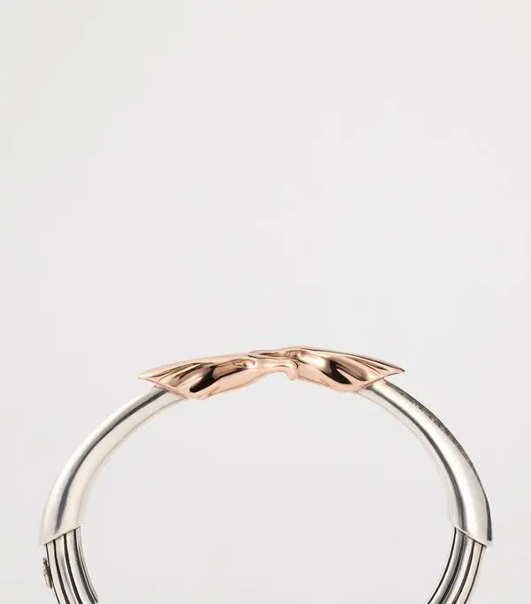 JACQUES MARIE MAGE Sterling And Diamond Atian Cuff Bracelet