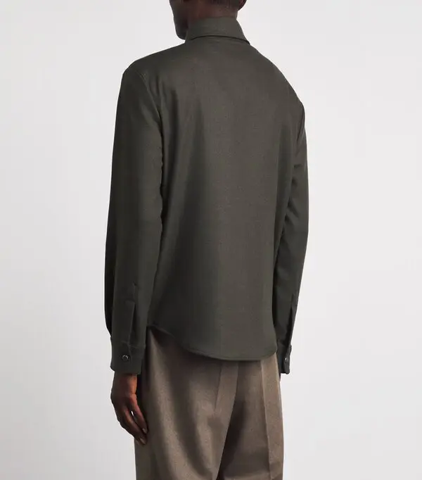 Marco Pescarolo Virgin Wool-cashmere Zenith Overshirt