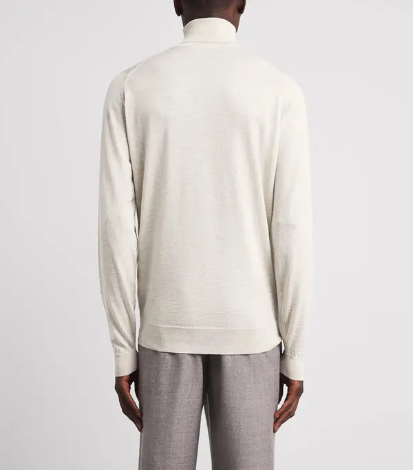 John Smedley Extra Fine Merino Wool Rollneck Sweater