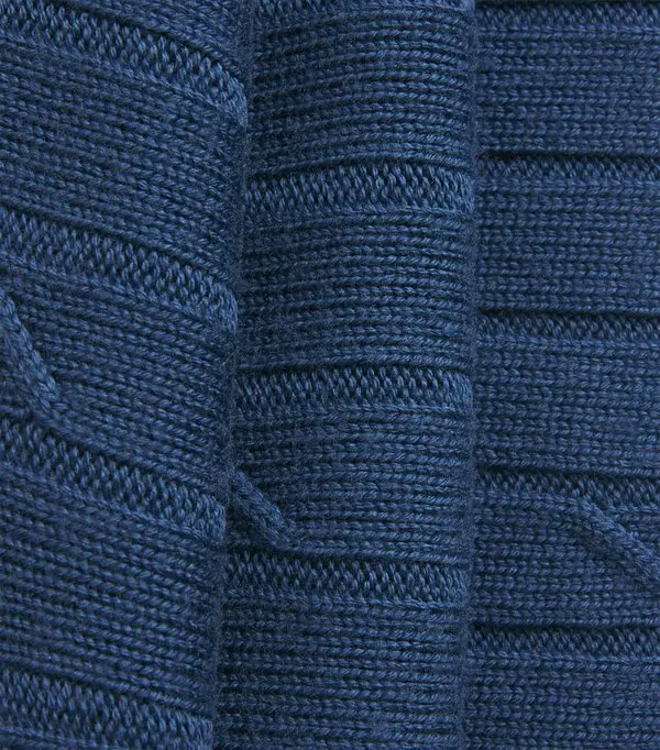 John Smedley Wool Cable Knit Sweater