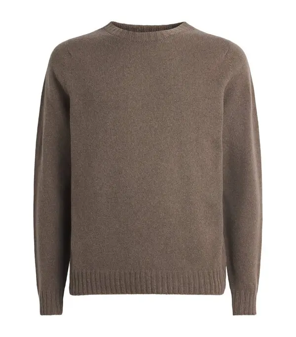 John Smedley Recycled Cashmere-wool Norfolk Sweater - Brown