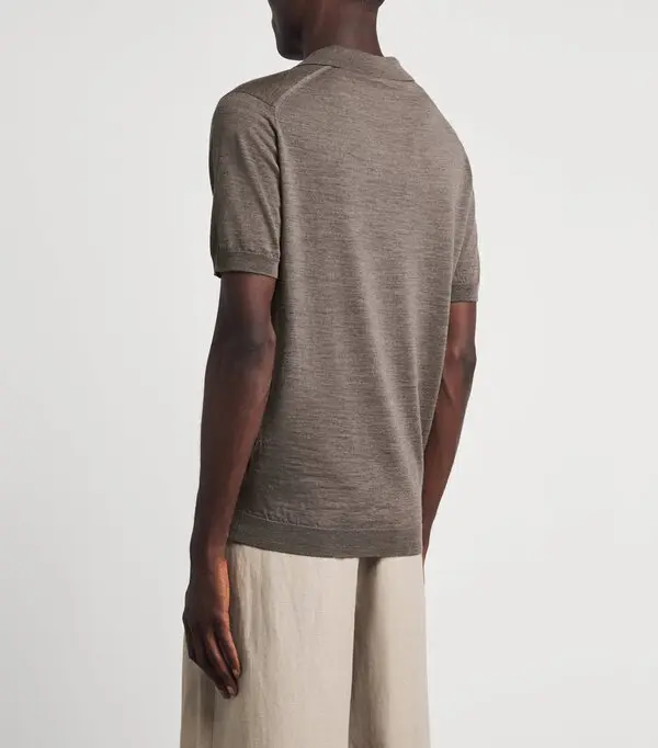 John Smedley Extra Fine Merino Wool Macloud Polo Shirt