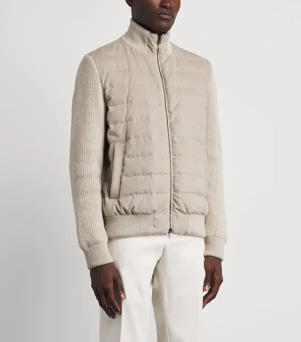 Herno Quilted Hybrid Jacket