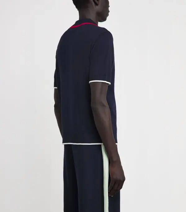 Casablanca Merino Polo Sweater