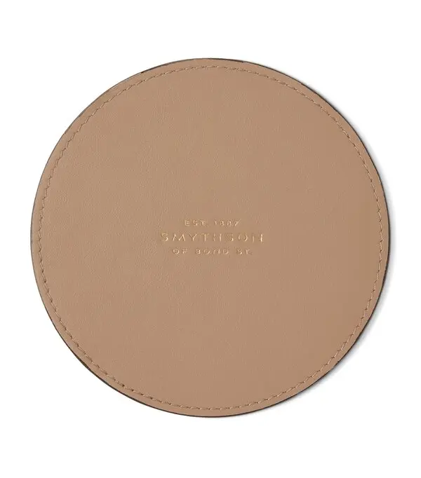 Smythson Panama Leather Coasters