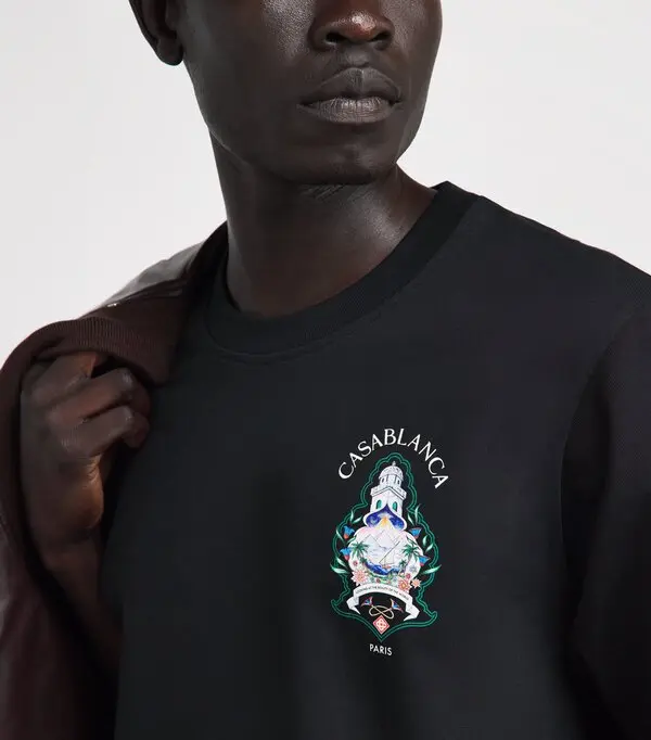 Casablanca Organic Cotton Logo T-shirt