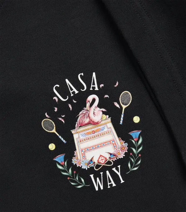 Casablanca Organic Cotton Casa Way T-shirt - Black