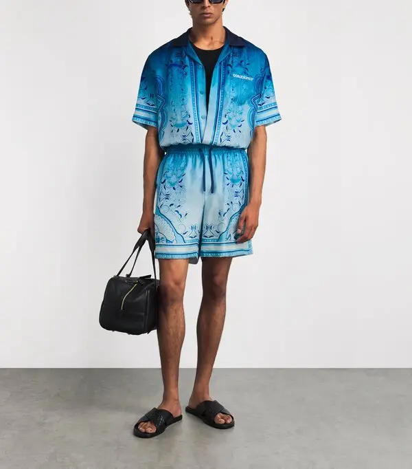 Casablanca Silk Egyptian Rug Shirt