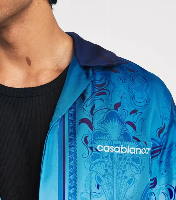 Casablanca Silk Egyptian Rug Shirt
