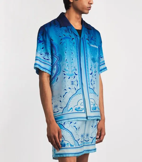 Casablanca Silk Egyptian Rug Shirt