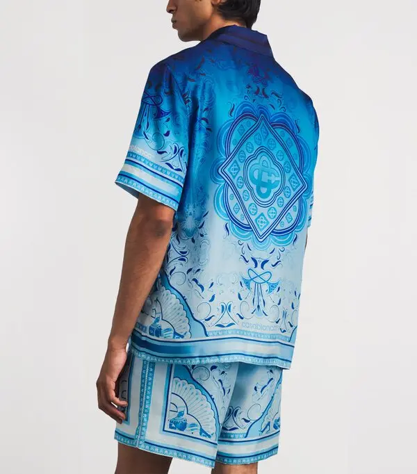Casablanca Silk Egyptian Rug Shirt