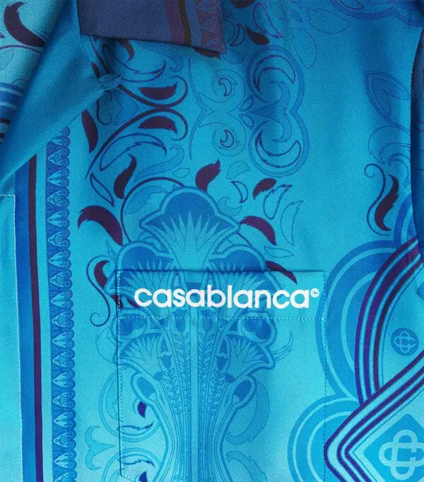 Casablanca Silk Egyptian Rug Shirt