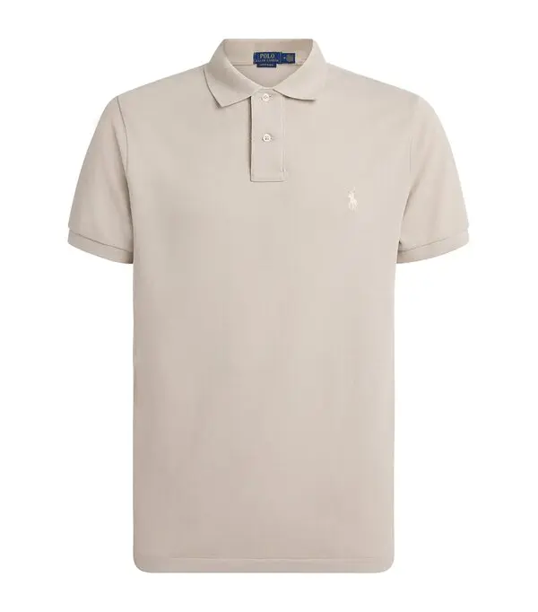 Polo Ralph Lauren Cotton Mesh Polo Shirt - Ivory