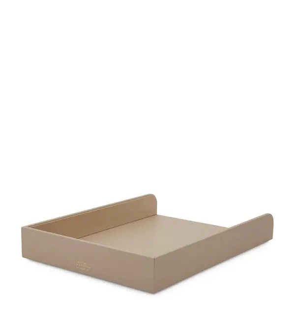 Smythson Panama Leather A4 Paper Tray
