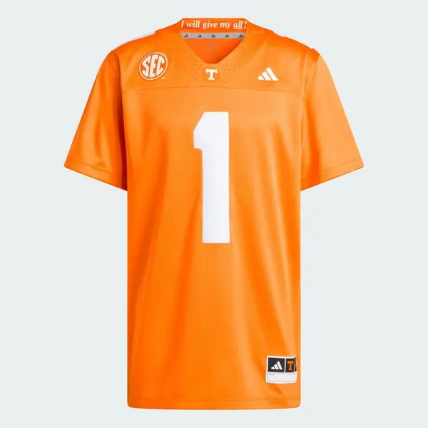 Adidas Tennessee Volunteers Premier Home Jersey - Bright Orange