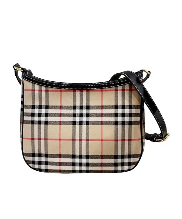 Burberry Zippered Shoulder Bag