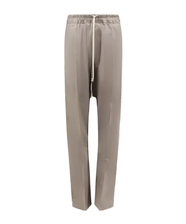 Rick Owens Elastic Waist Casual Pants - Gray