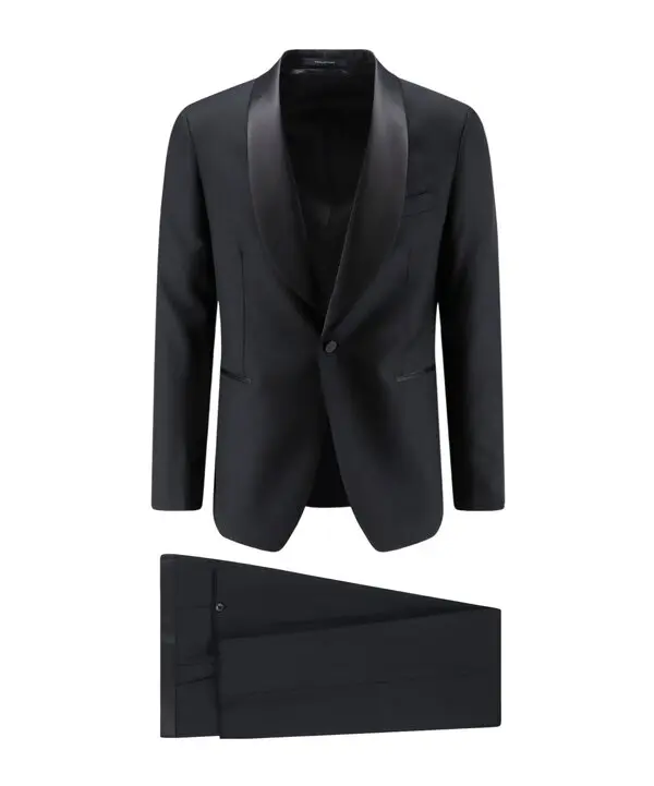 Tagliatore Two-piece Set: Long-sleeve Suit Jacket And Trousers